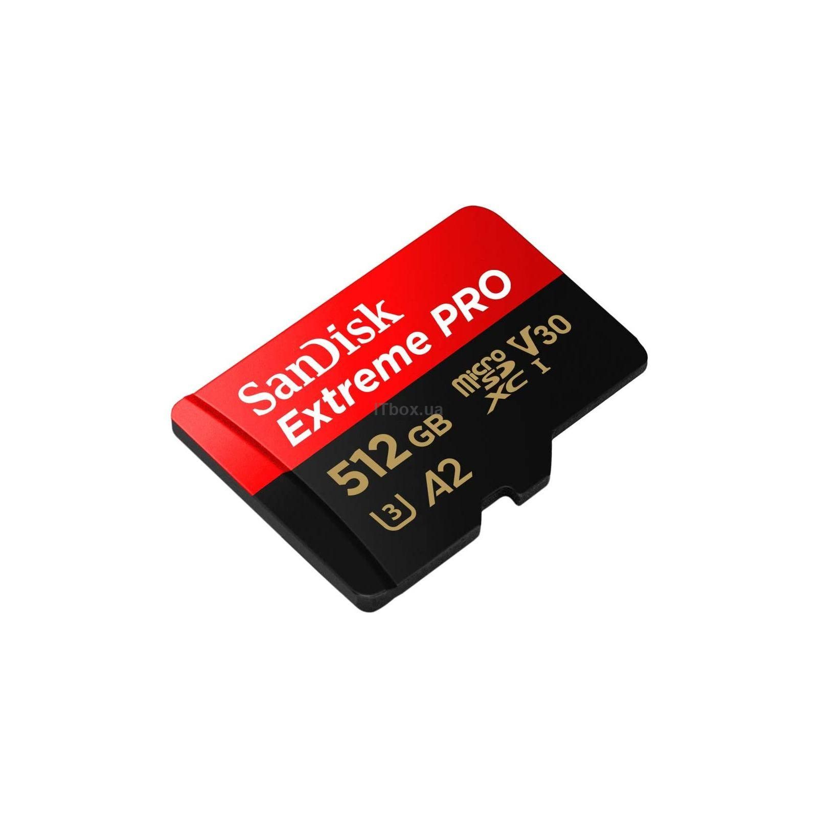 SanDisk 512 GB microSDXC UHS-I U3 Extreme Pro+SD Adapter SDSQXCD-512G ...