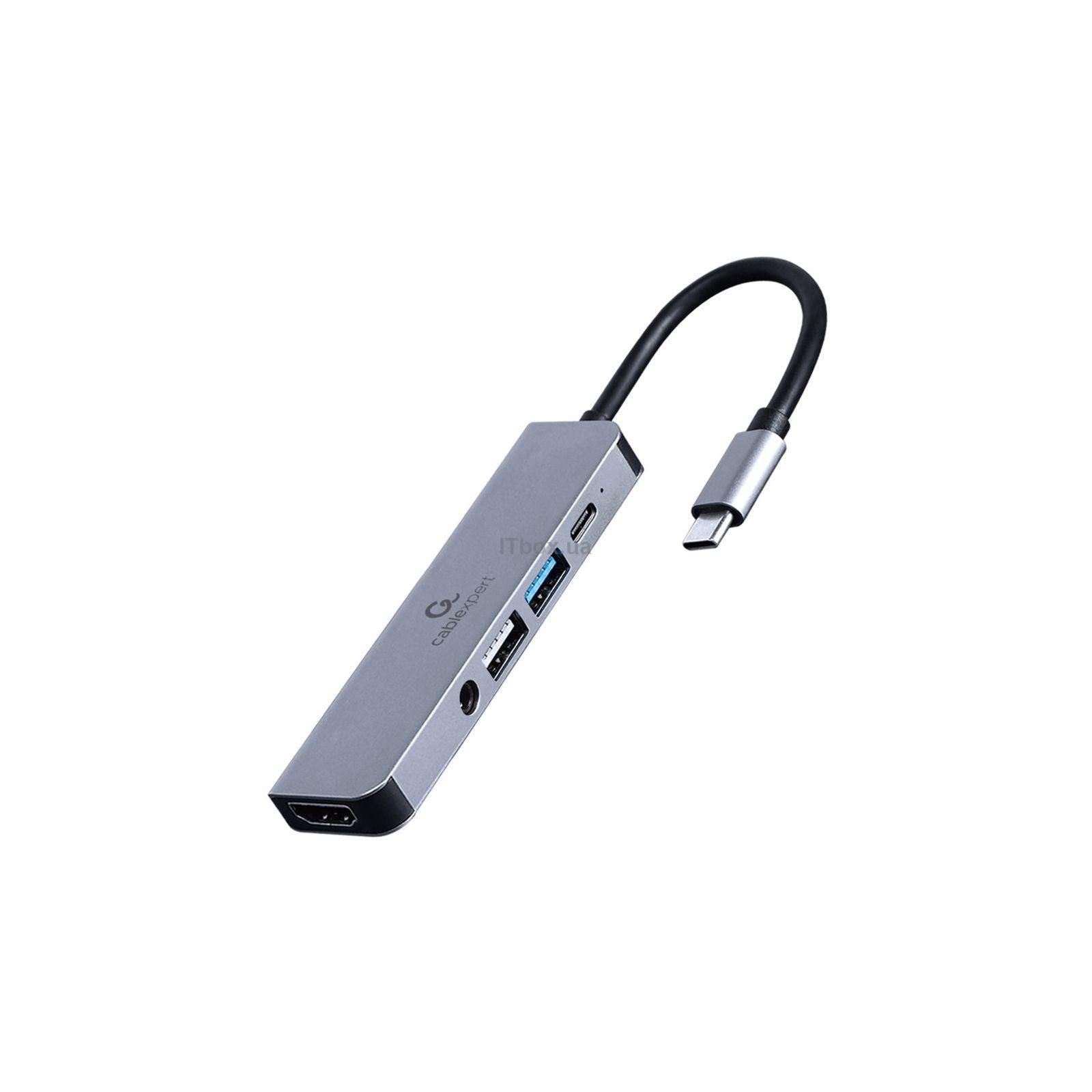 Cablexpert USB-C 5-in-1 (hub/HDMI/PD/audio 3.5mm) A-CM-COMBO5-02 ⏩ ...