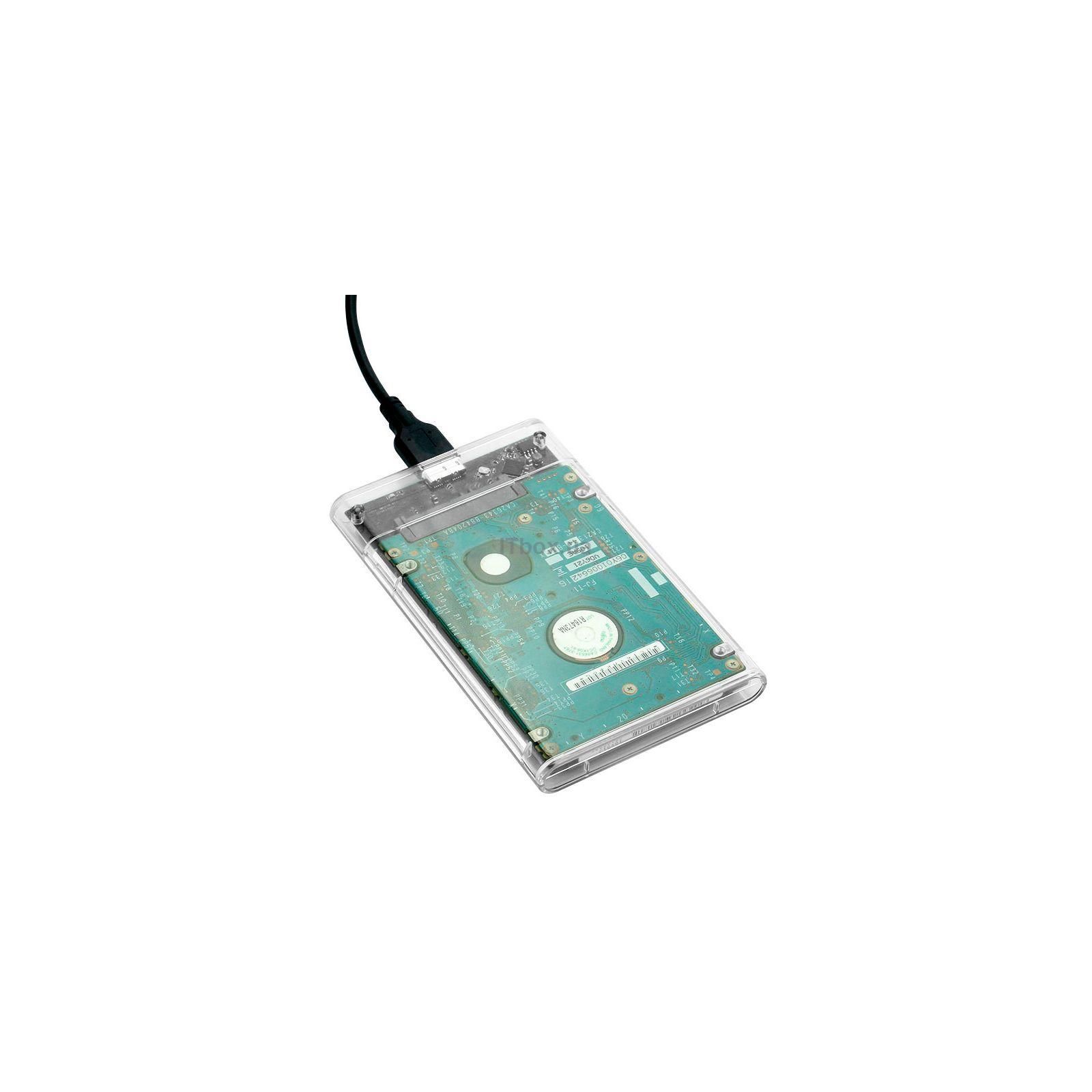 Кишеня зовнішня Dynamode 2.5' SATA HDD/SSD USB 3.0 Transparent DM-CAD ...